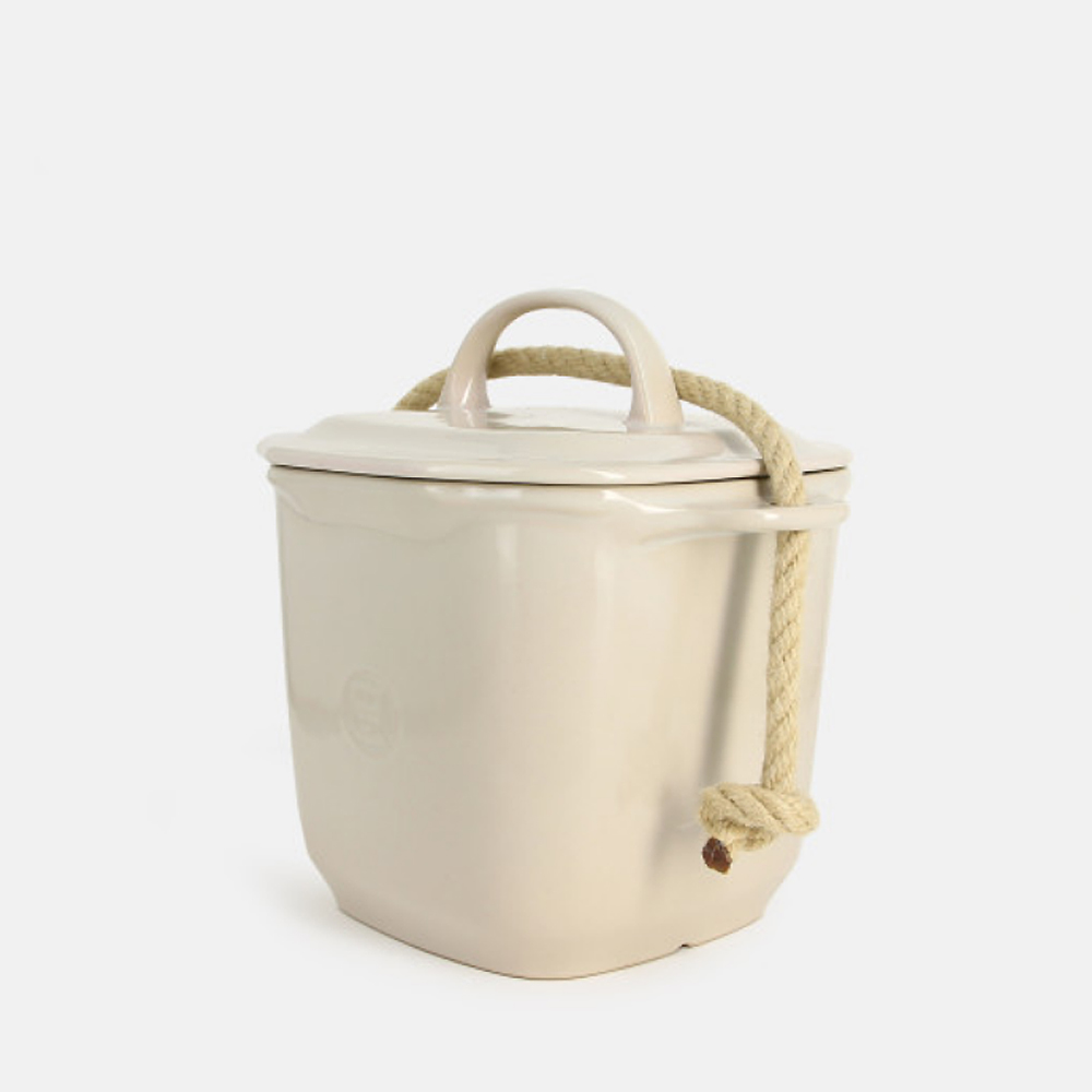 Seau à Compost Céramique 4 litres Argile Emile Henry - Ustensiles de ...