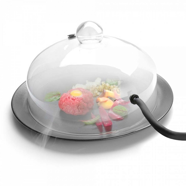 Cloche en Verre avec Aération pour Fumoir Hendi | Cuisin'store